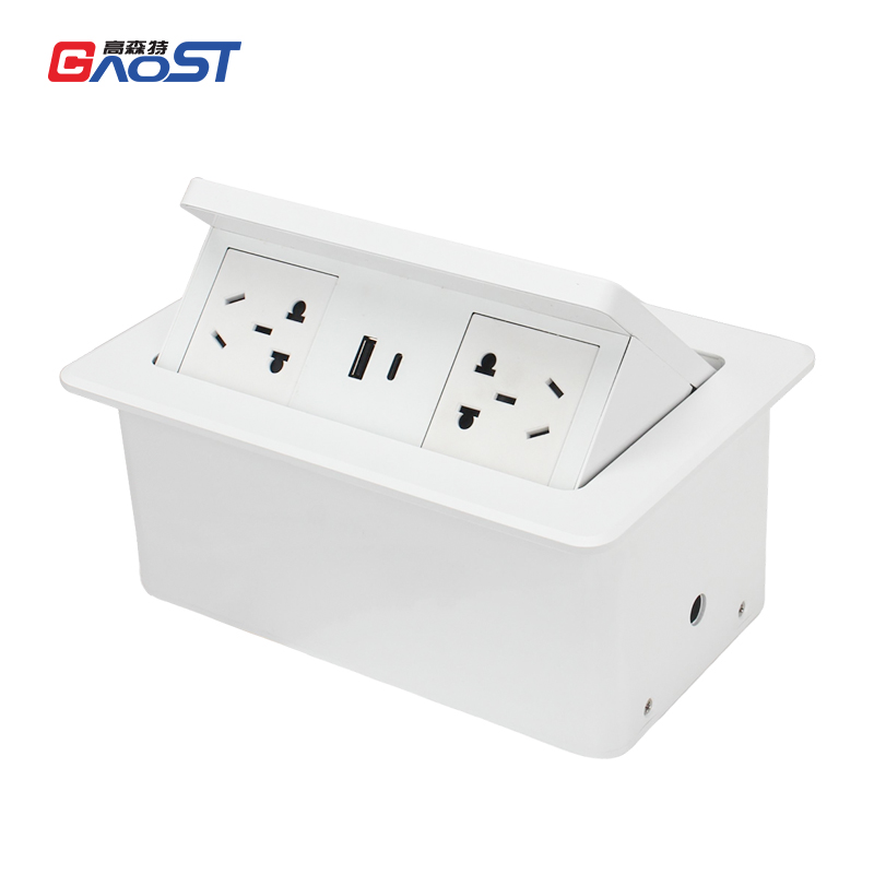 China desktop phone wireless pop up socket USB type c mobile phone ...